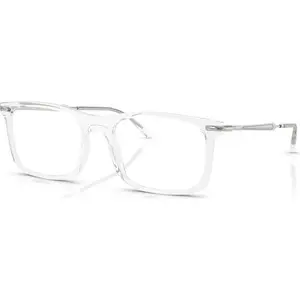 Ray-ban 54mm Rectangle Full Rim Eyeglasses - Transparent