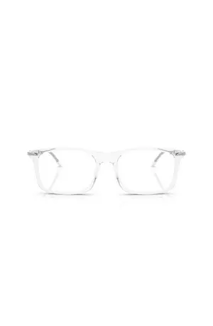 Ray-ban 54mm Rectangle Full Rim Eyeglasses - Transparent