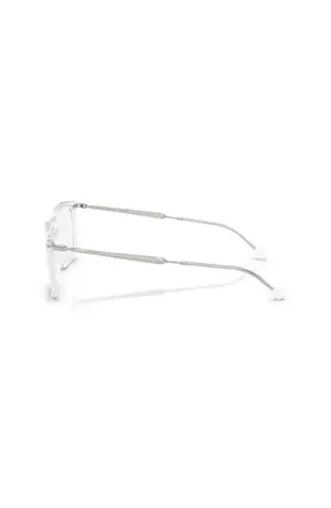 Ray-ban 54mm Rectangle Full Rim Eyeglasses - Transparent