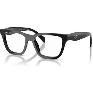 Prada 52mm Butterfly Eyeglasses - Black