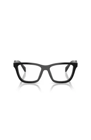 Prada 52mm Butterfly Eyeglasses - Black