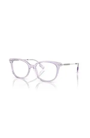 Burberry 51mm Square Optical Glasses - Violet