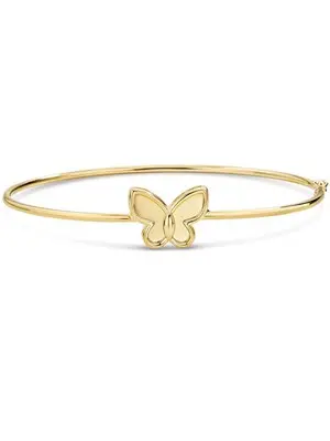 DEVATA Butterfly Bangle In 14k Gold