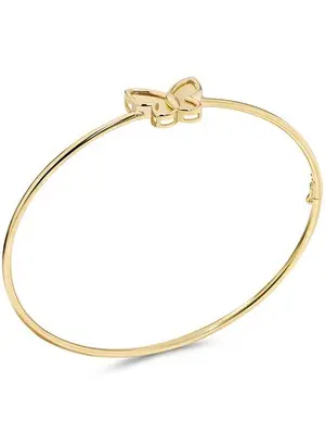 DEVATA Butterfly Bangle In 14k Gold