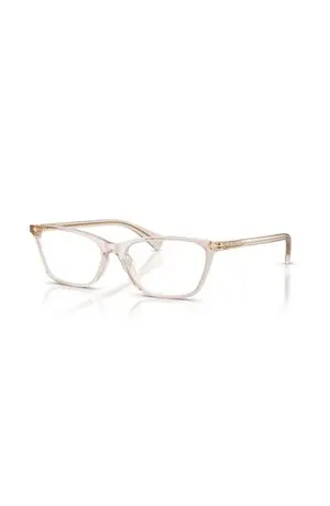 Ralph Lauren 53mm Rectangle Optical Glasses - Beige
