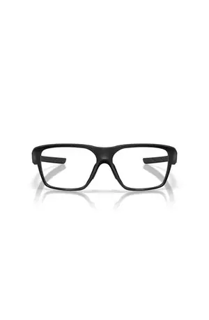 Oakley 58mm Rectangle Full Rim Eyeglasses - Black