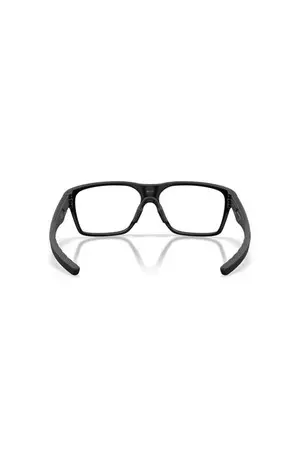 Oakley 58mm Rectangle Full Rim Eyeglasses - Black