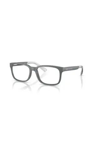 Armani Exchange 54mm Square Eyeglasses - Grey