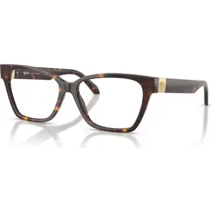 Versace 53mm Cat Eye Optical Glasses - Tortoise