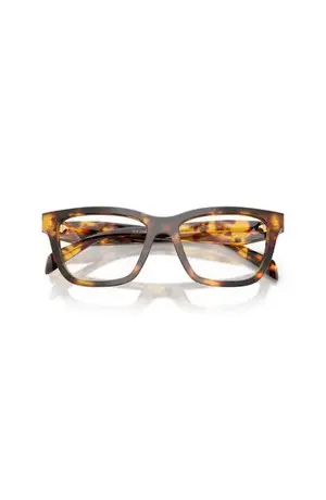 Prada 54mm Butterfly Optical Glasses - Tortoise