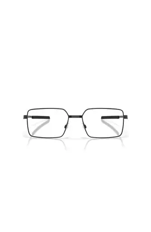 Oakley 54mm Rectangle Optical Glasses - Black