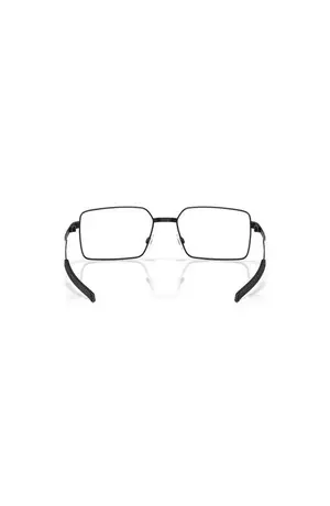 Oakley 54mm Rectangle Optical Glasses - Black