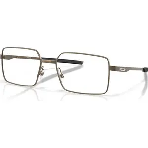 Oakley 54mm Rectangle Optical Glasses - Grey