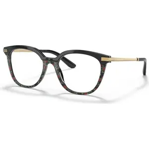 Dolce & Gabbana 52mm Phantos Optical Glasses - Black
