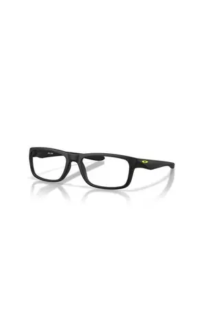 Oakley 51mm Rectangle Full Rim Eyeglasses - Black