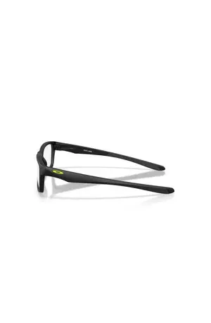 Oakley 51mm Rectangle Full Rim Eyeglasses - Black