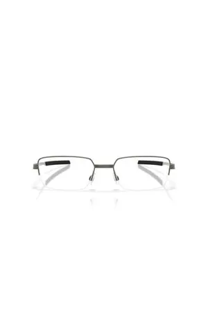 Oakley 57mm Rectangle Optical Glasses - Grey