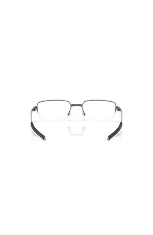 Oakley 57mm Rectangle Optical Glasses - Grey