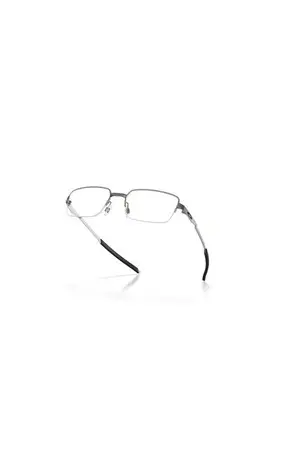 Oakley 57mm Rectangle Optical Glasses - Grey