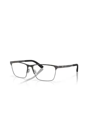 COSTA 54mm Square Full Rim Eyeglasses - Black