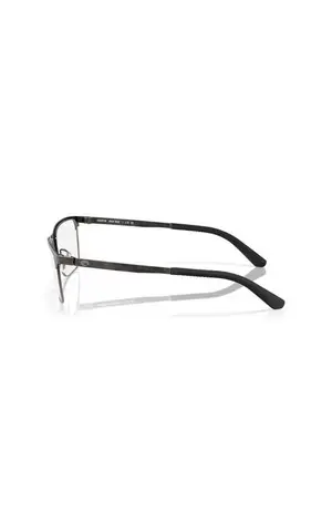 COSTA 54mm Square Full Rim Eyeglasses - Black