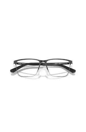 COSTA 54mm Square Full Rim Eyeglasses - Black