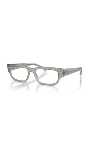 Dolce & Gabbana 55mm Rectangle Optical Glasses - Grey