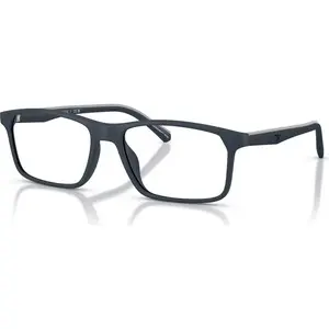 Emporio Armani 56mm Rectangle Eyeglasses - Blue