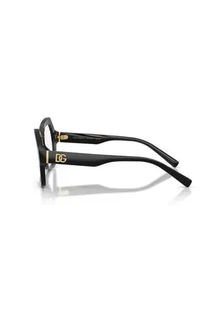 Dolce & Gabbana 54mm Butterfly Optical Eyeglasses - Black