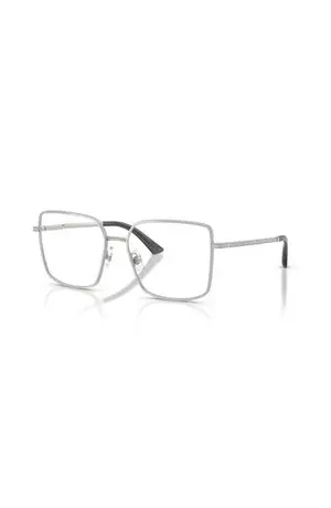 JIMMY CHOO Square Full Rim Optical Glasses - Silver