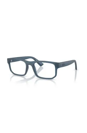 Armani Exchange 54mm Rectangle Optical Glasses - Blue