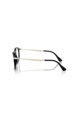 Persol 51mm Rectangle Optical Glasses - Black