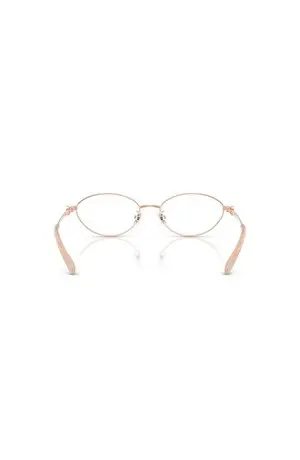 Tory Burch 53mm Oval Eyeglasses - Copper