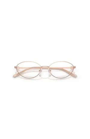 Tory Burch 53mm Oval Eyeglasses - Copper