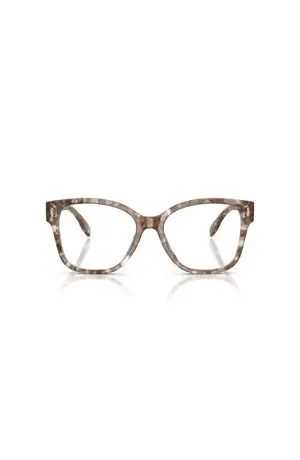 Tory Burch 54mm Square Optical Glasses - Brown