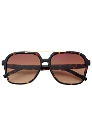 FREYRS EYEWEAR Spencer Aviator Sunglasses - Brown