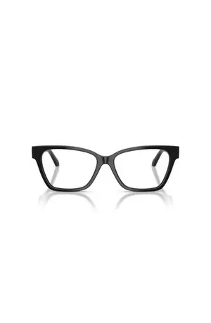 Versace 55mm Cat Eye Optical Glasses - Black