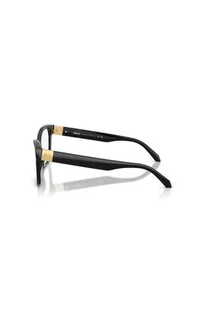 Versace 55mm Cat Eye Optical Glasses - Black