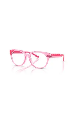 Dolce & Gabbana 49mm Phantos Optical Glasses - Pink