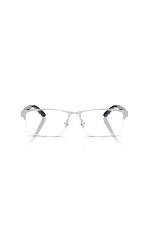 SCUDERIA FERRARI 58mm Rectangle Eyeglasses - Grey