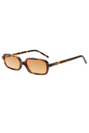 FREYRS EYEWEAR Rectangular Full Rim Sunglasses - Tortoise/brown