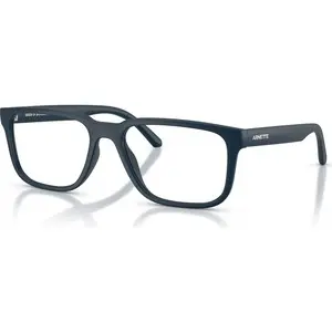 ARNETTE 56mm Rectangle Full Rim Eyeglasses - Blue
