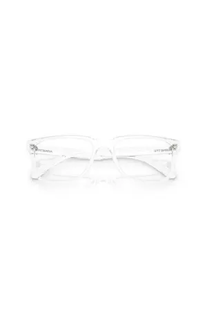 ARNETTE 56mm Rectangle Full Rim Eyeglasses - Transparent