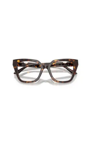 Emporio Armani 52mm Cat Eye Optical Glasses - Tortoise