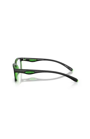 ARNETTE 55mm Rectangle Optical Glasses - Black