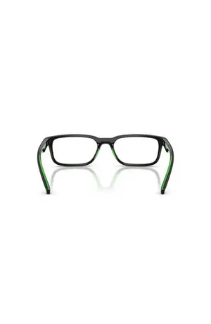 ARNETTE 55mm Rectangle Optical Glasses - Black