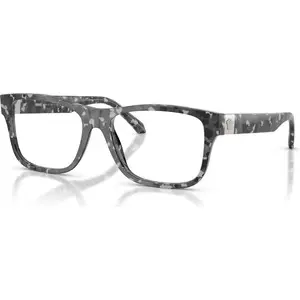 Versace 54mm Square Optical Glasses - Tortoise