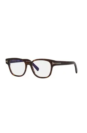 TOM FORD 52mm Square Optical Glasses - Tortoise