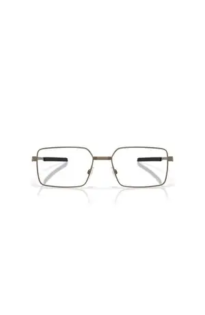 Oakley 56mm Rectangle Optical Glasses - Grey