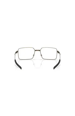 Oakley 56mm Rectangle Optical Glasses - Grey